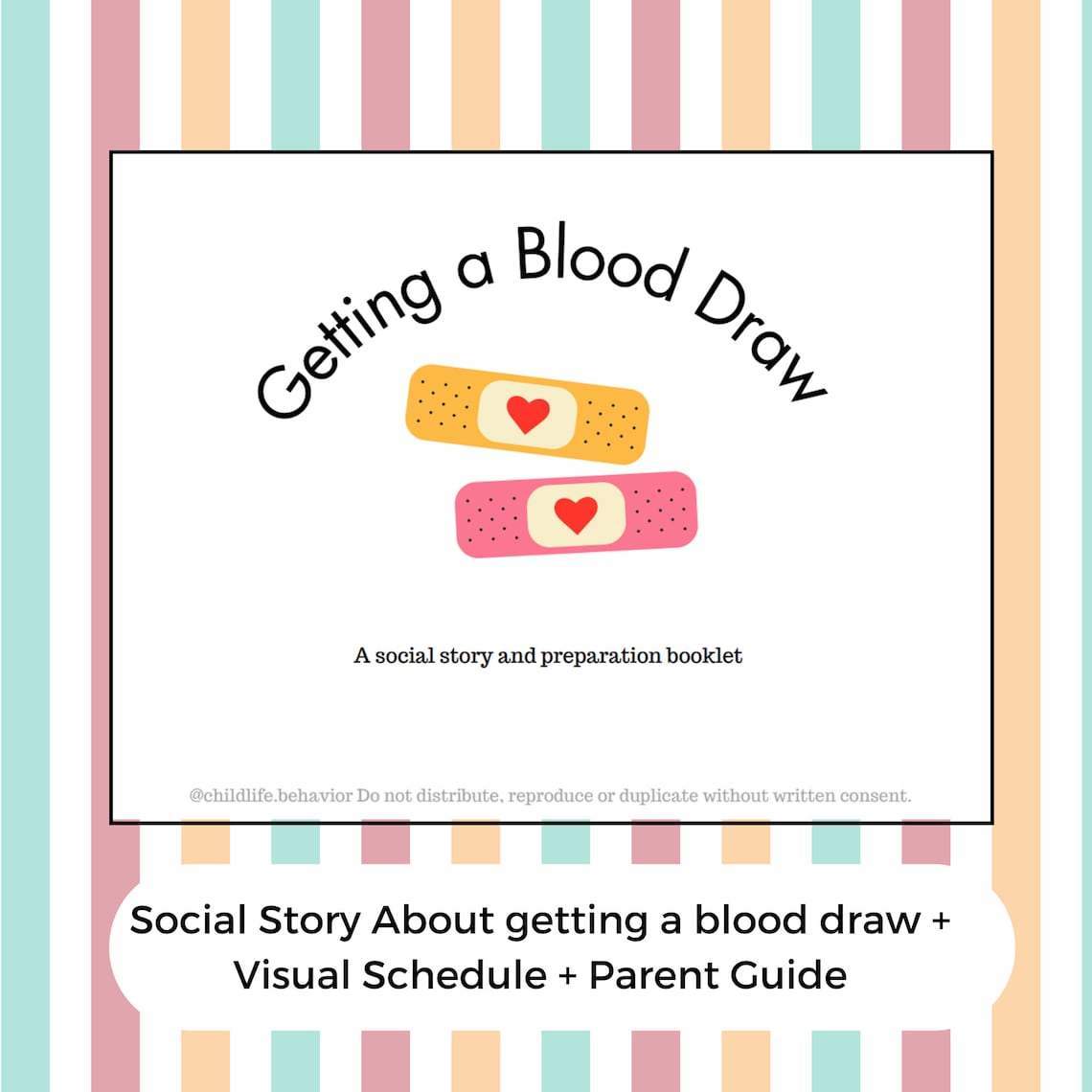 Blood Draw Book, Medical Social Story, Social Story Autism, Child Life ...
