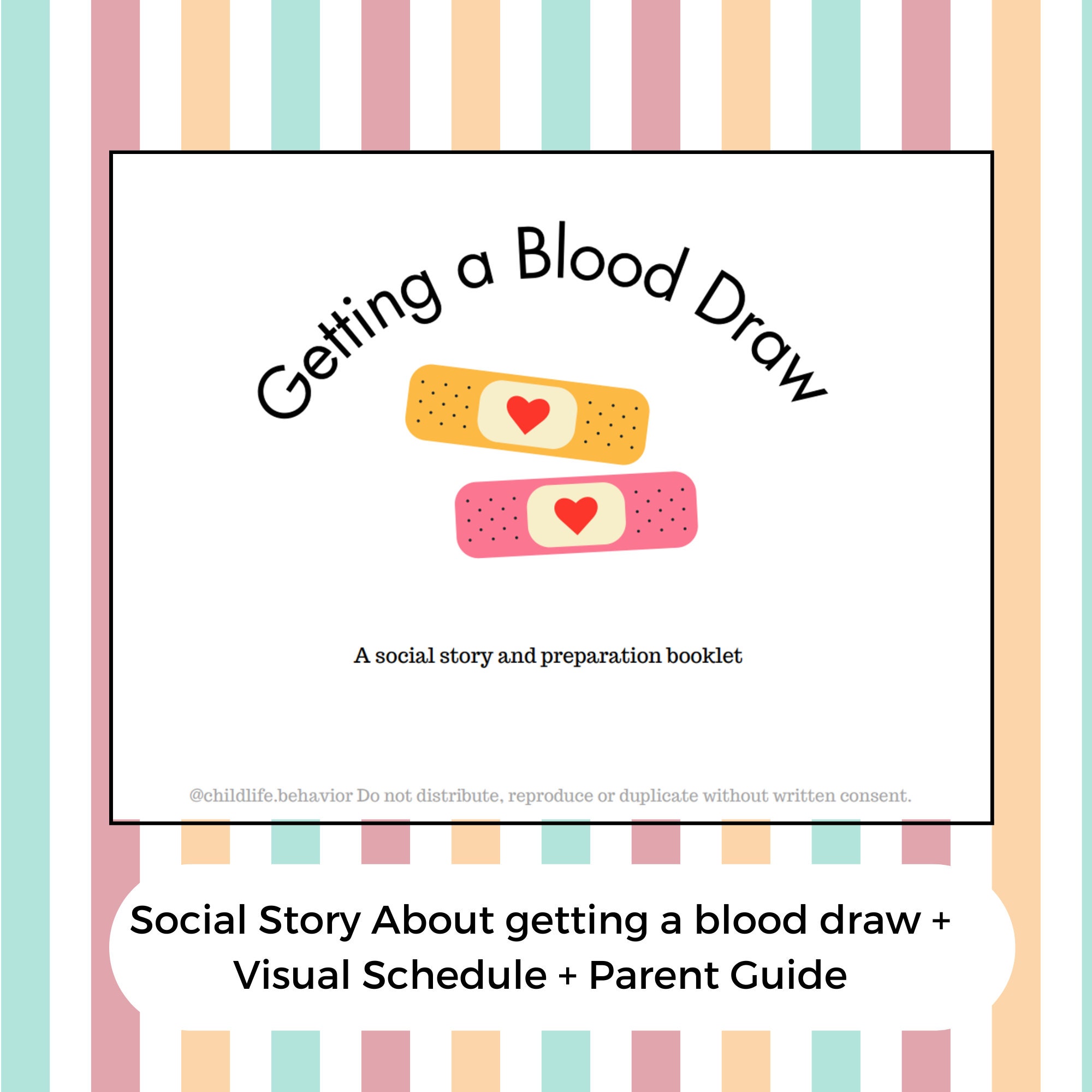 Blood Draw Book, Medical Social Story, Social Story Autism, Child Life ...