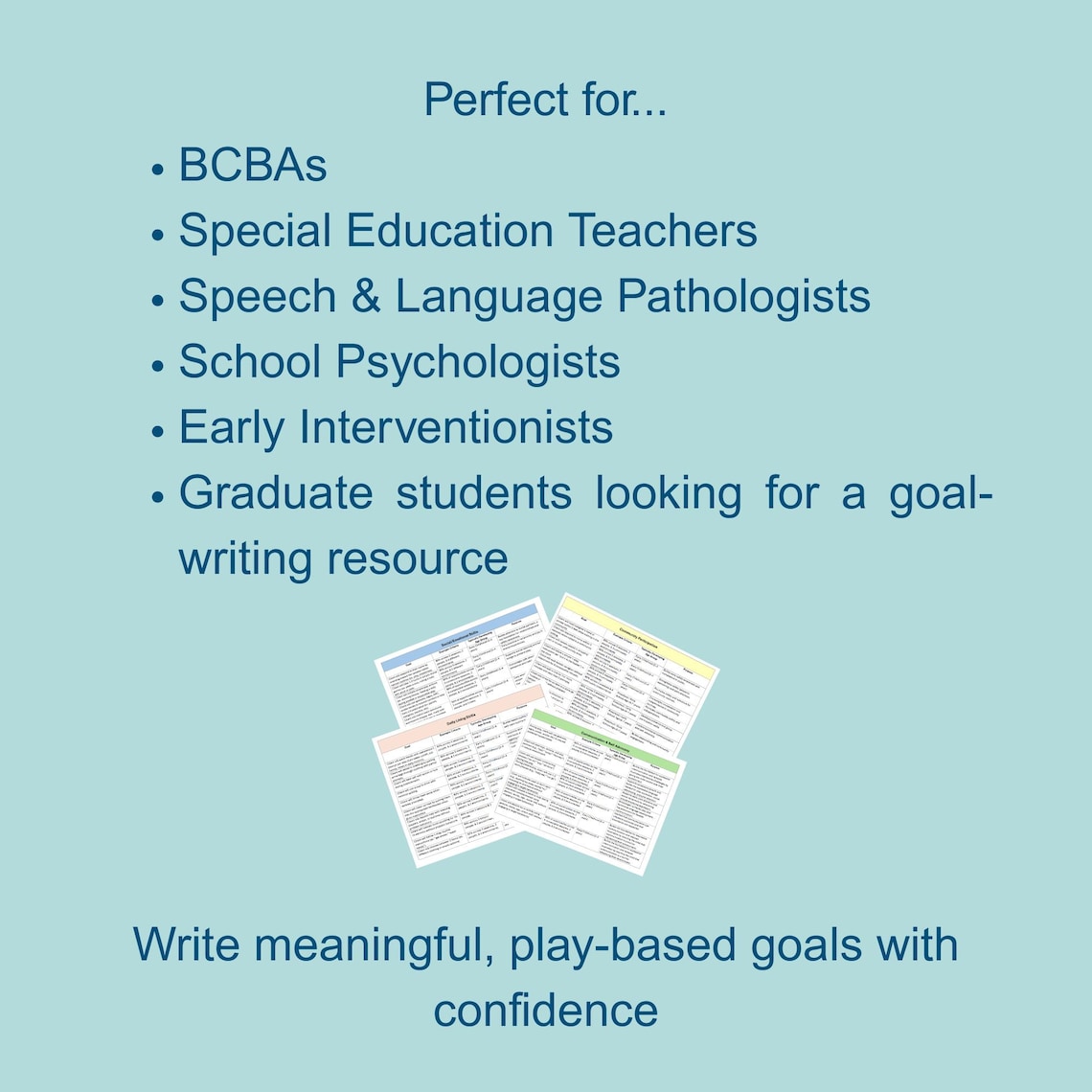 Developmental Lens Goal Bank | Play-based ABA & IEP Goals With ...