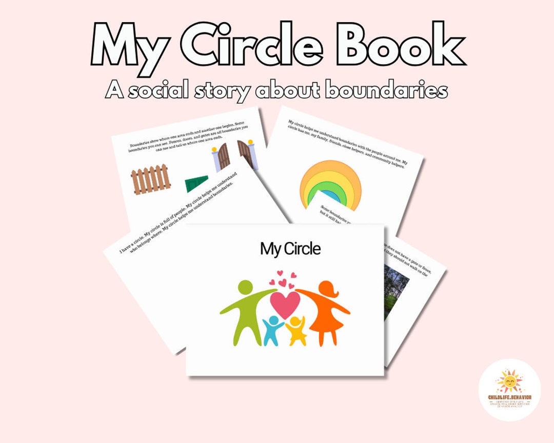 My Circle Book, Safety Social Story, Stranger Danger, Understanding ...