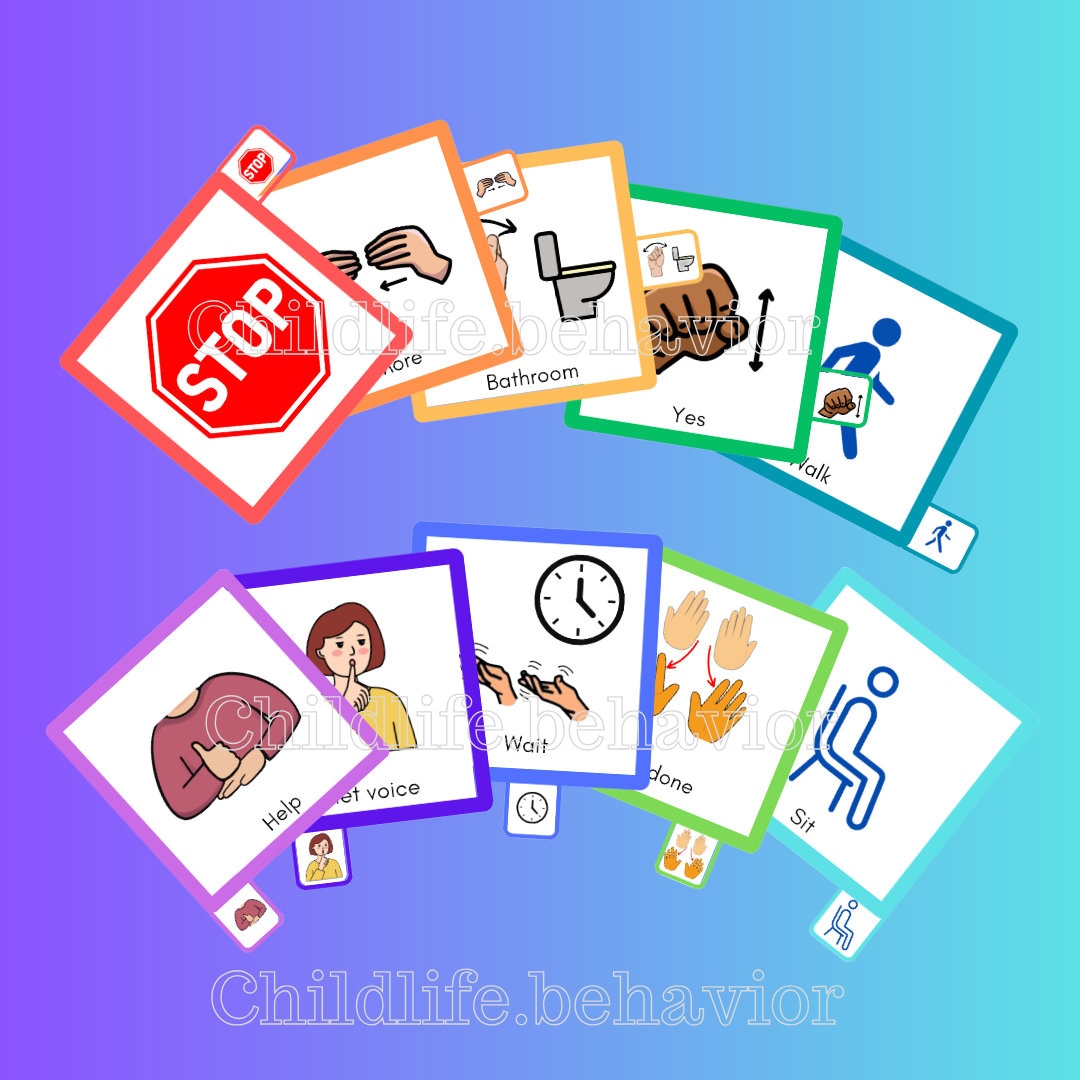 Pocket Visuals, Mini Communication Cards, Lanyard Visuals on the Go ...