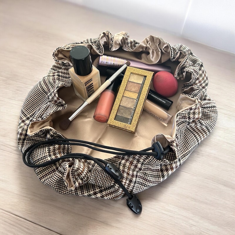 Drawstring Makeup Bag - Etsy