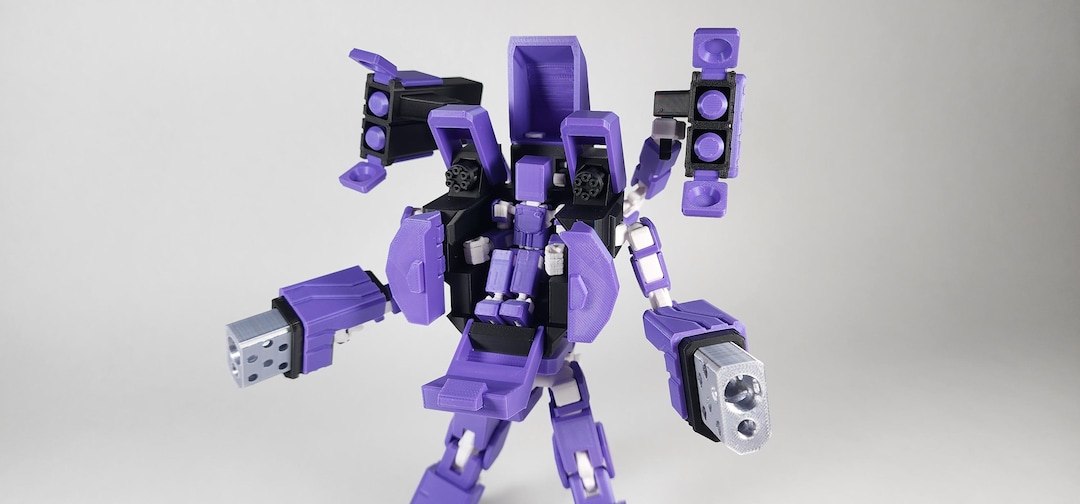 Pax Five Mini Mech Rider, 3D Printed Action Figure - Etsy