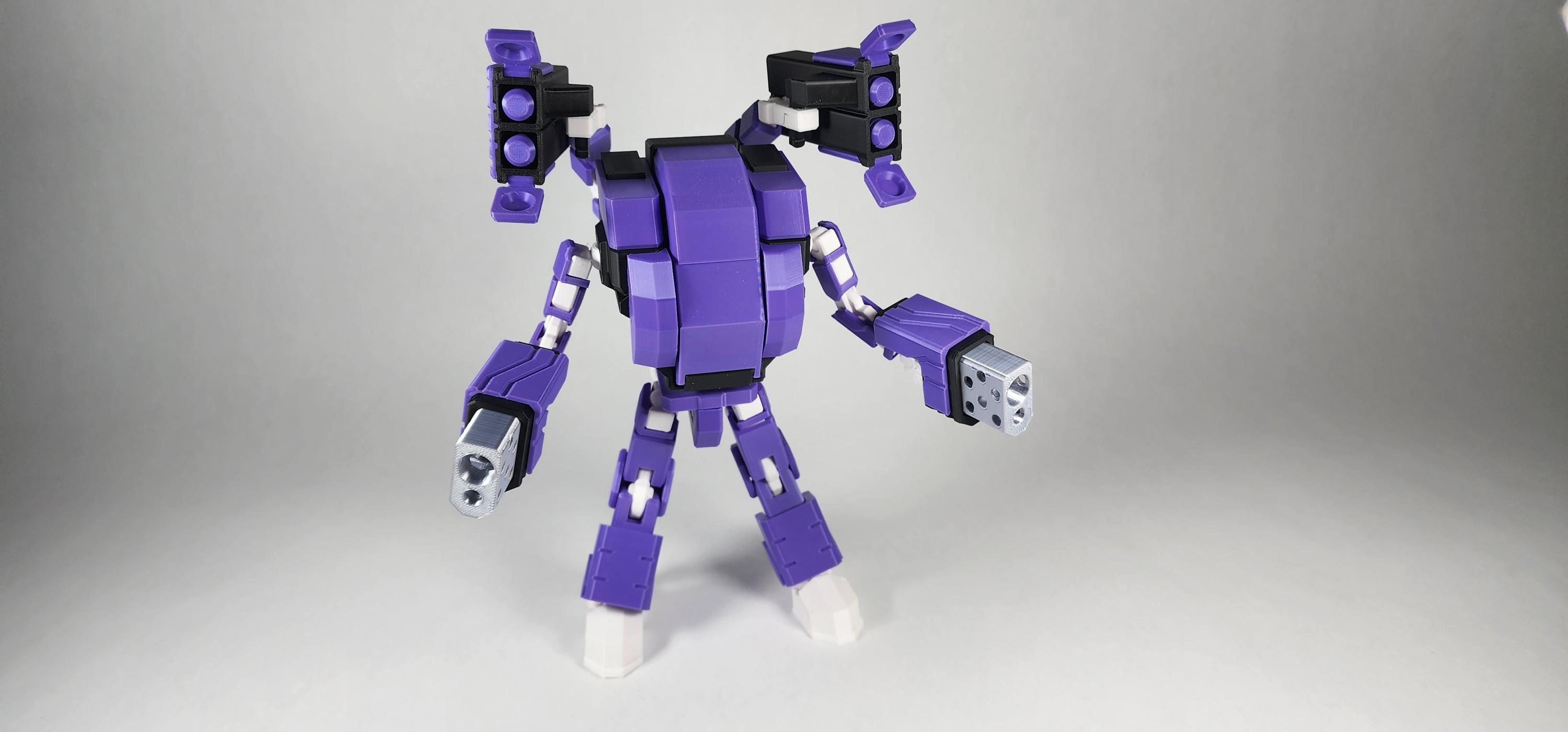 Pax Five Mini Mech Rider, 3D Printed Action Figure - Etsy