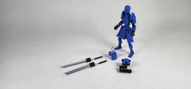 Pax Six "the Samurai" 1.5x Scale Dummy 13 Action Figure 3D Printed ...