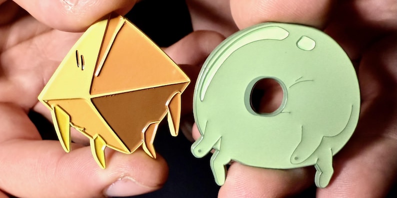 Donu & Deca Enamel Pin From Slay the Spire - Etsy