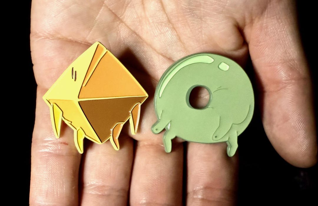 Donu & Deca Enamel Pin From Slay the Spire - Etsy