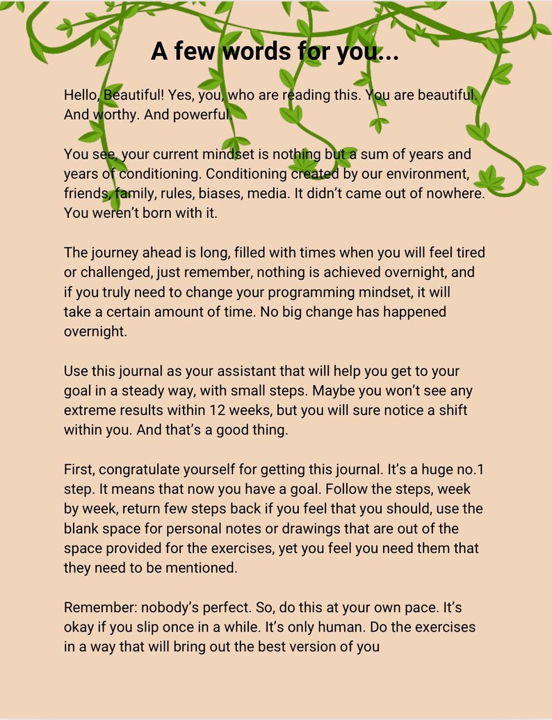 Growth Mindset for Women - Etsy