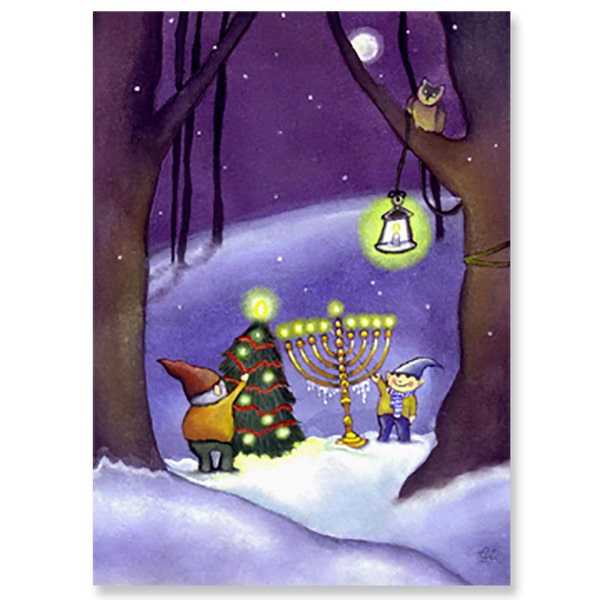 Hanukkah Christmas Cards - Etsy