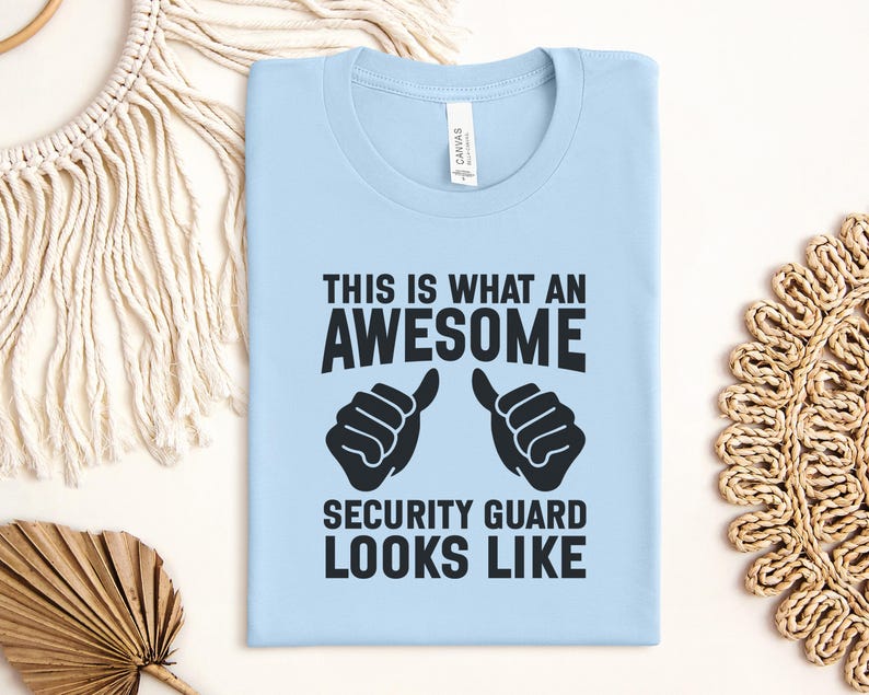 Awesome Security Guard T-shirt, Gift for Security, Security Guard ...