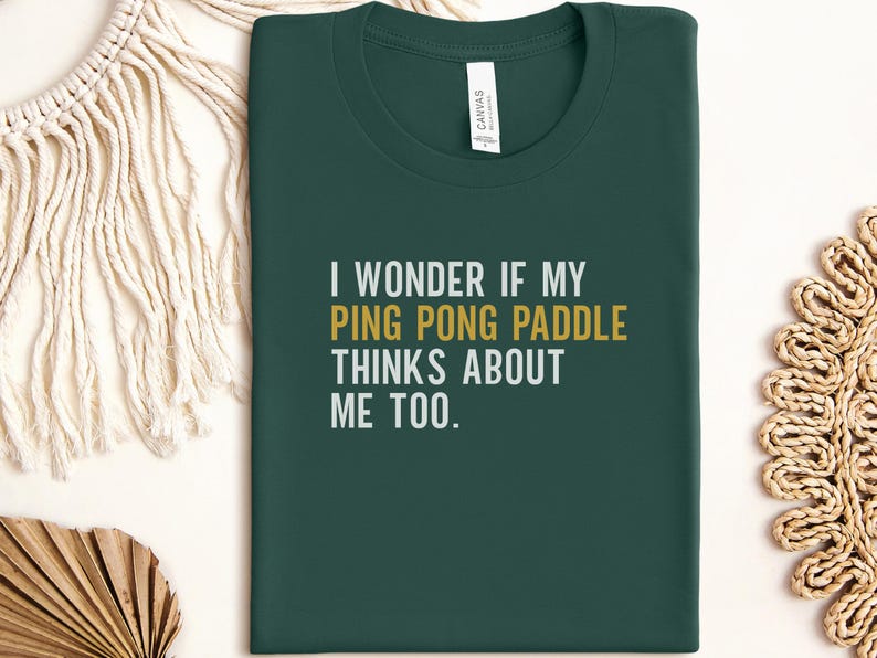 Funny Ping Pong T-shirt, Table Tennis Paddle Gift, Humorous Sports ...
