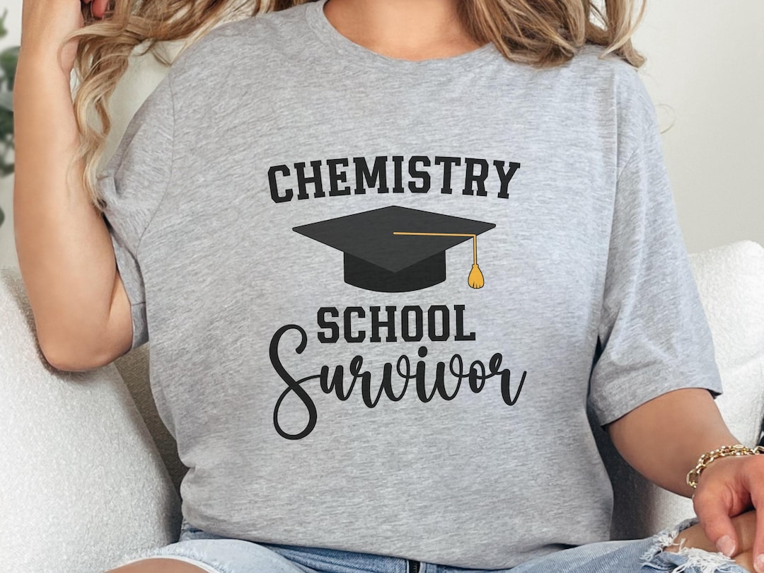 Camiseta de superviviente de la escuela de química, camiseta de ...