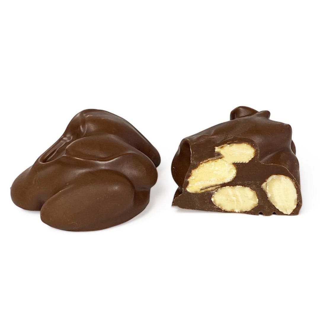 Milk Chocolate Almond Cluster (1 LB) - Etsy