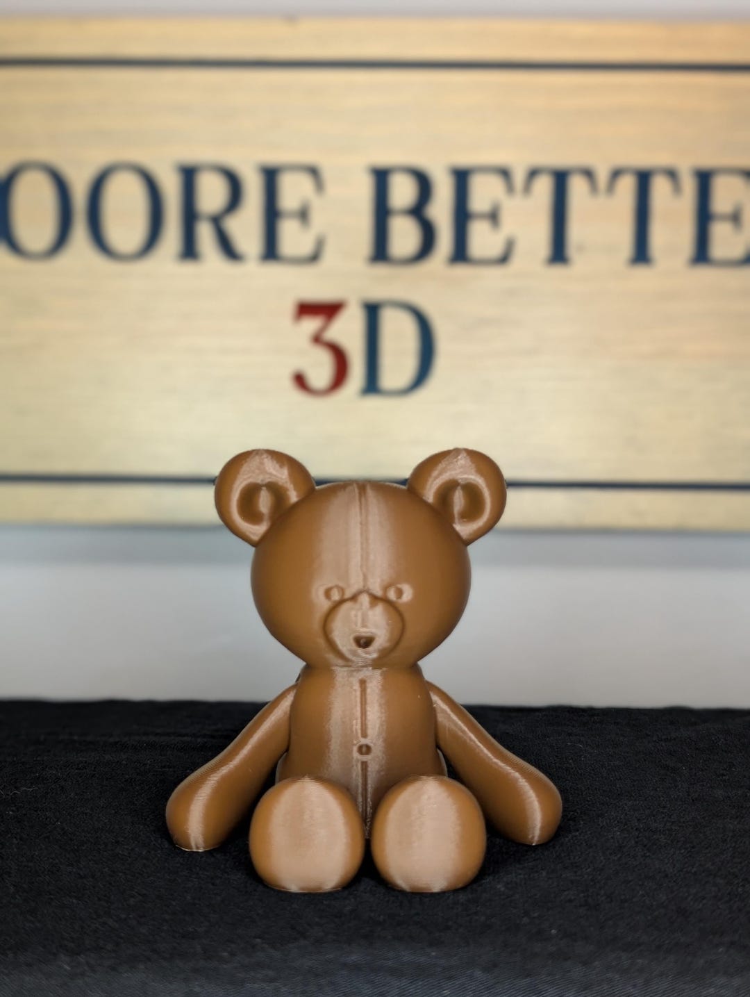 Articulated Teddy Bear | Fidget Toy Desk Pet | Cute Nursery Decor ...