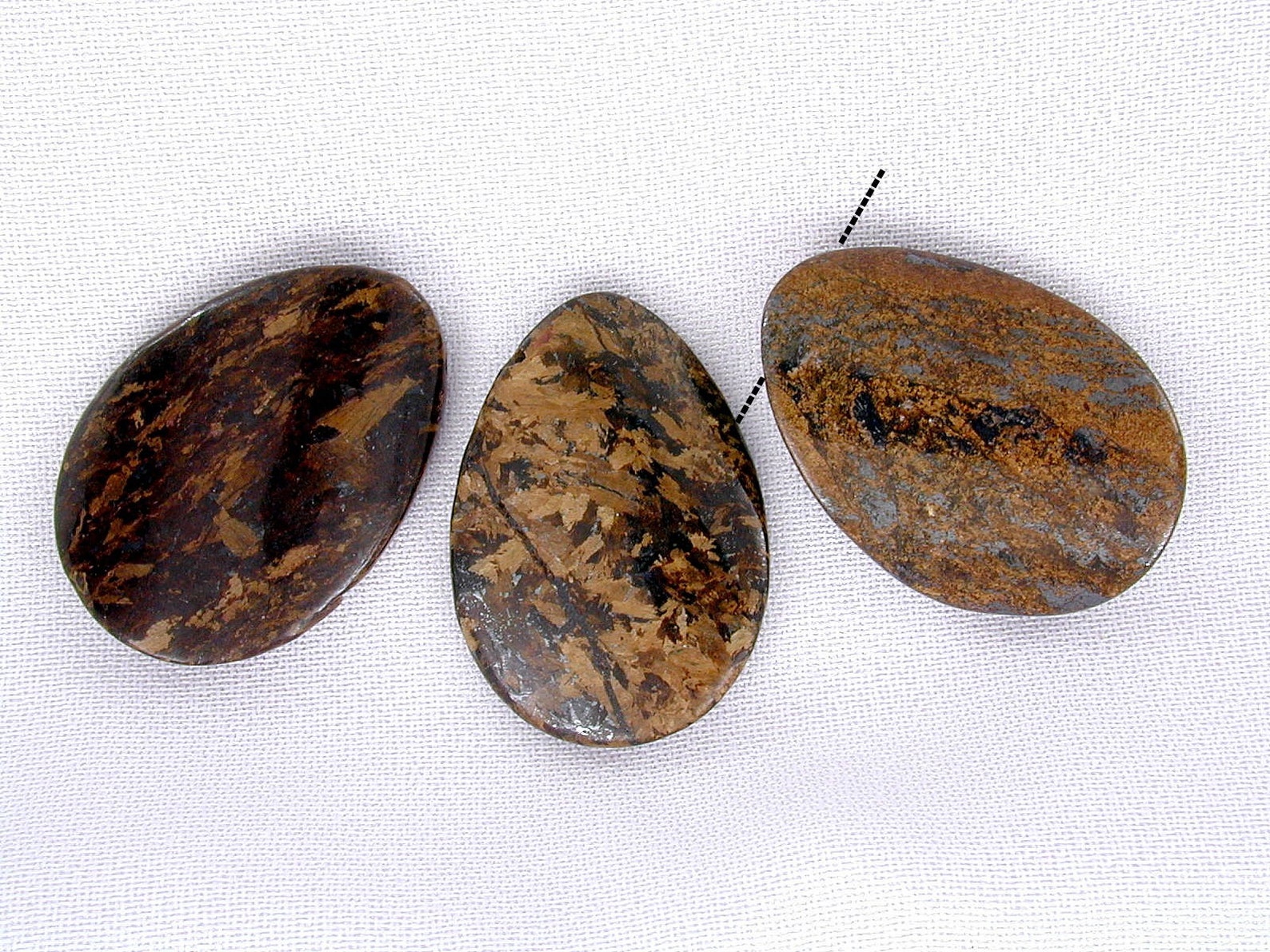 Submetallic Luster Bronzite 35mm Twisted Drop Pendants 3pcs - Etsy