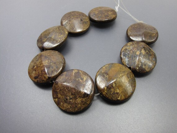 25mm Submetallic Luster Bronzite Coin 8 Inches | Etsy