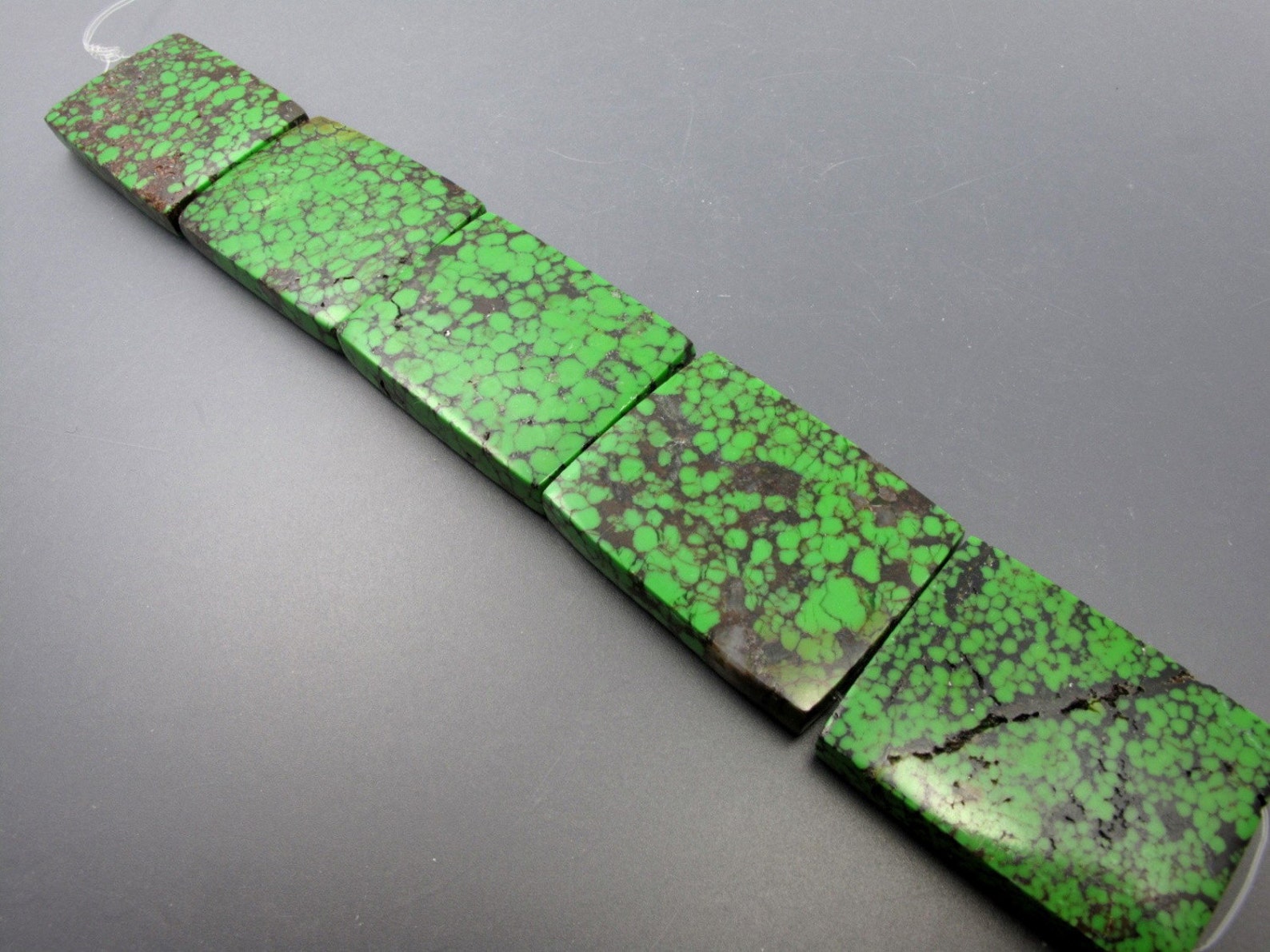 Green Apple Turquoise Rectangle Shape 1 Pc ZG3320 - Etsy