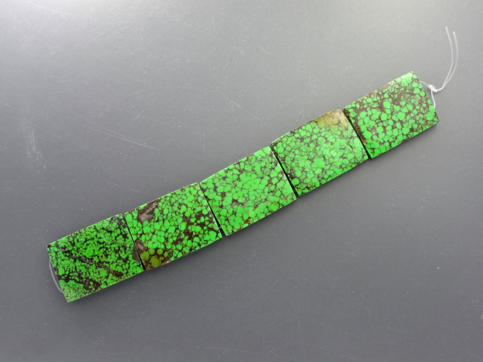 Green Apple Turquoise Rectangle Shape 1 Pc ZG3320 - Etsy