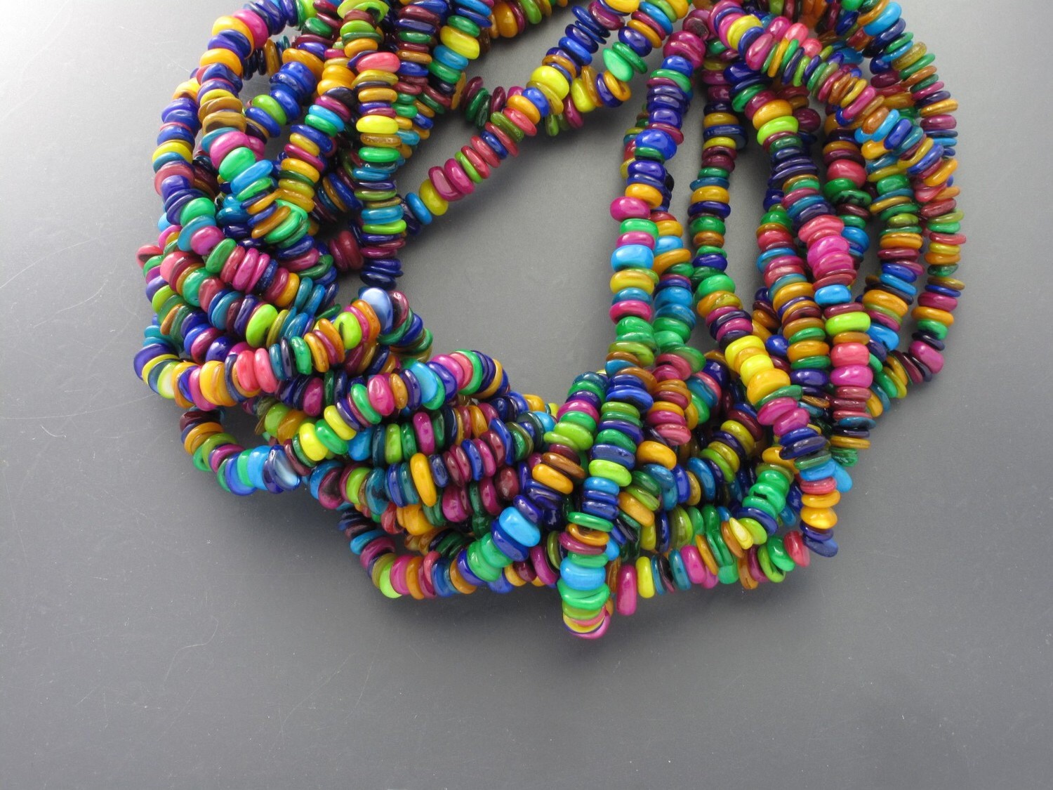 Rainbow Colors Shell Disc YS3275 - Etsy