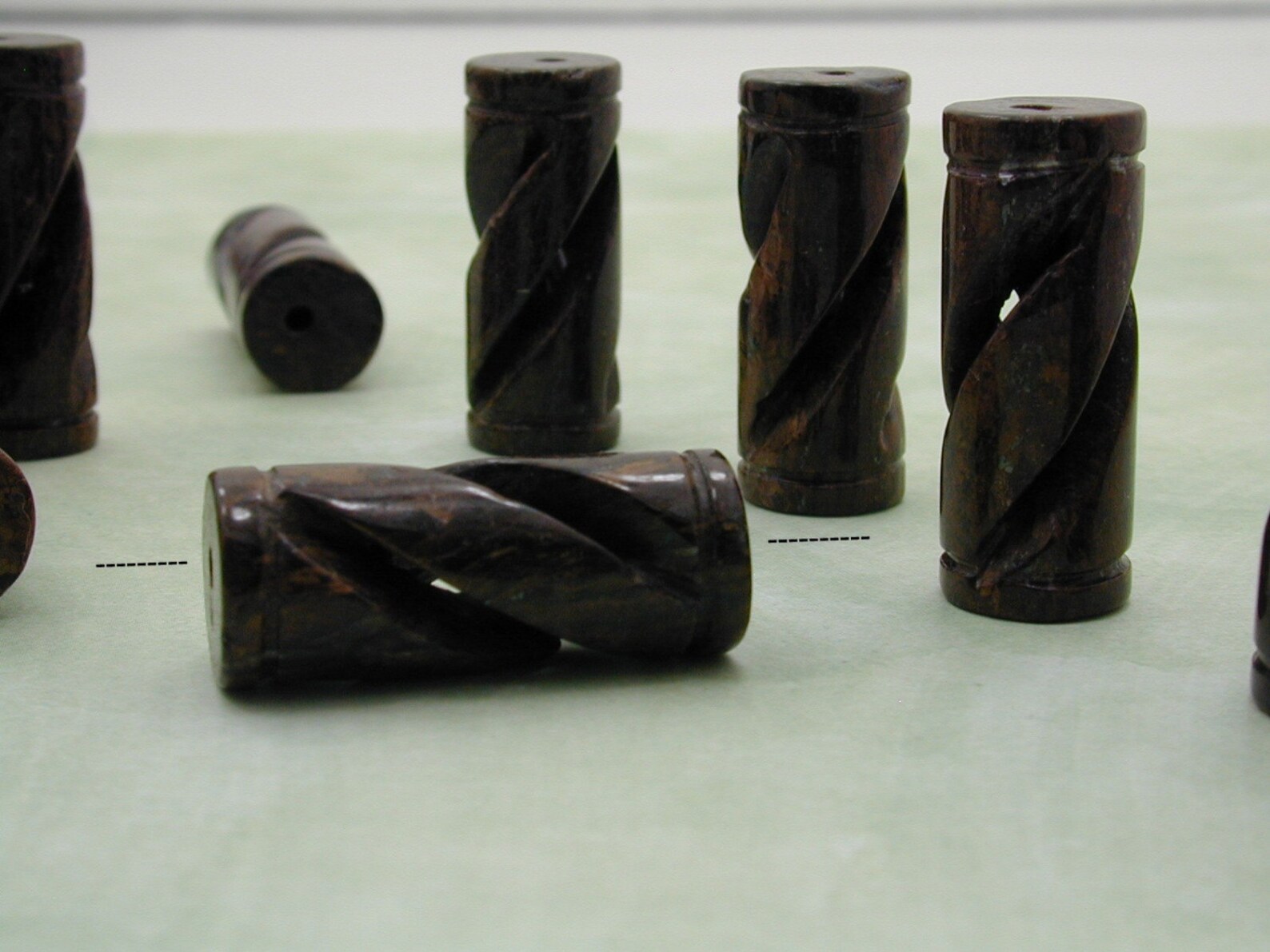 30mm Submetallic Luster Bronzite Curved Tube Shape 4 Pcs - Etsy