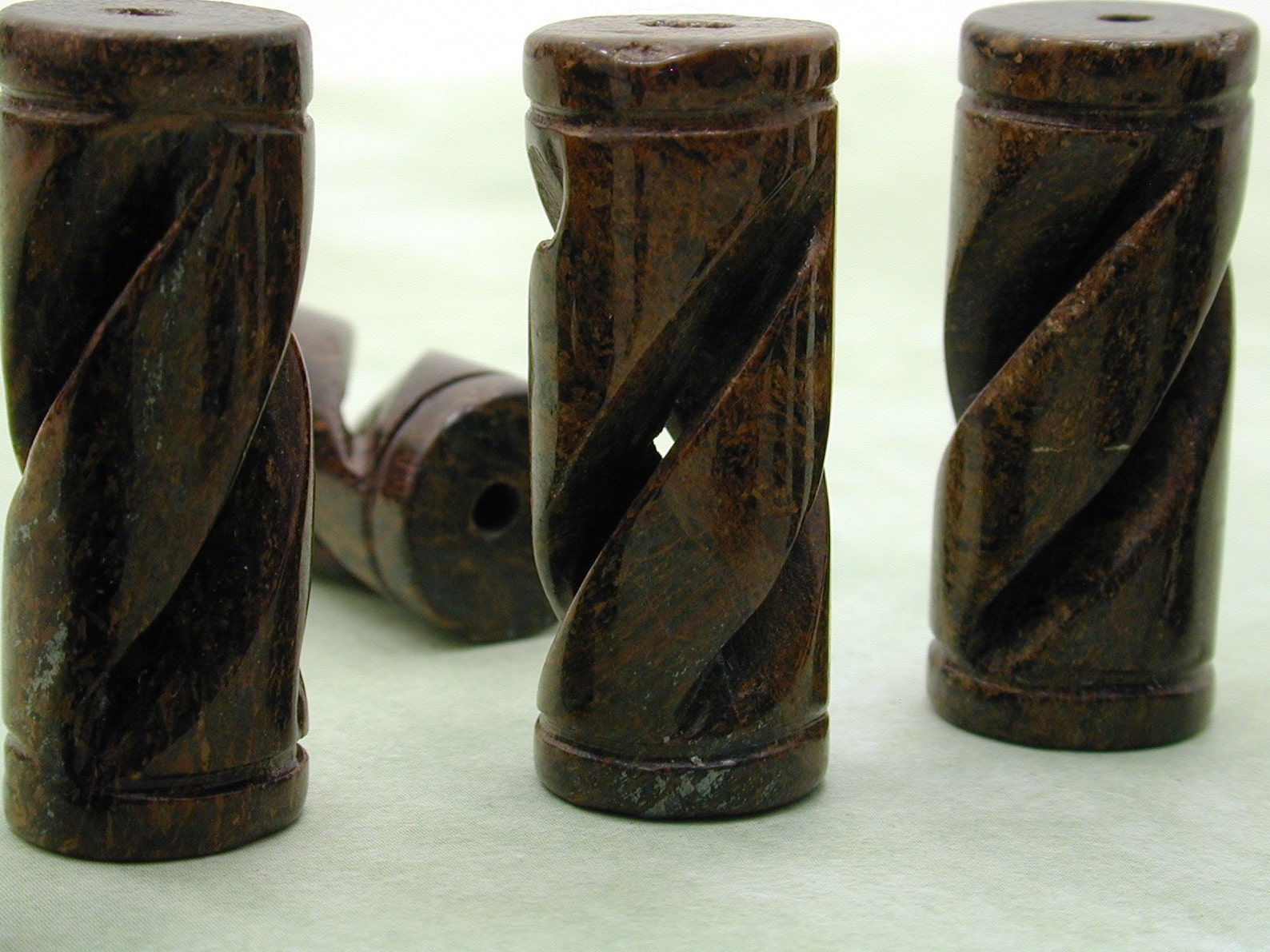 30mm Submetallic Luster Bronzite Curved Tube Shape 4 Pcs - Etsy