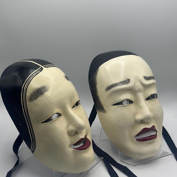 Noh Mask - Etsy