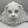 White Medusa Mask - White Paper Mache Mask - Greek Mythologie Mask and ...