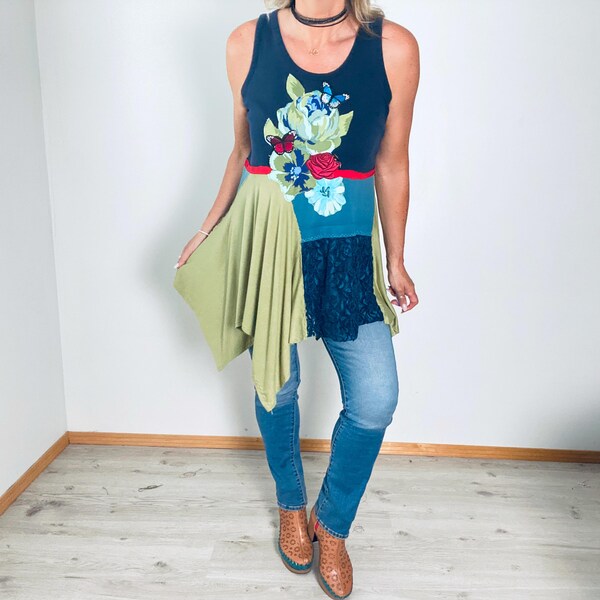 Upcycled Top - Etsy