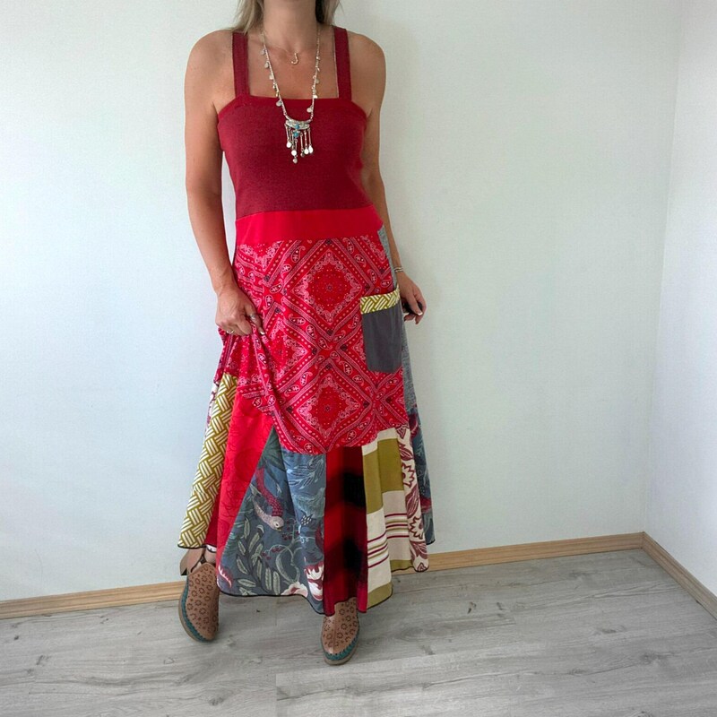 Patchwork Dress Pattern - Etsy