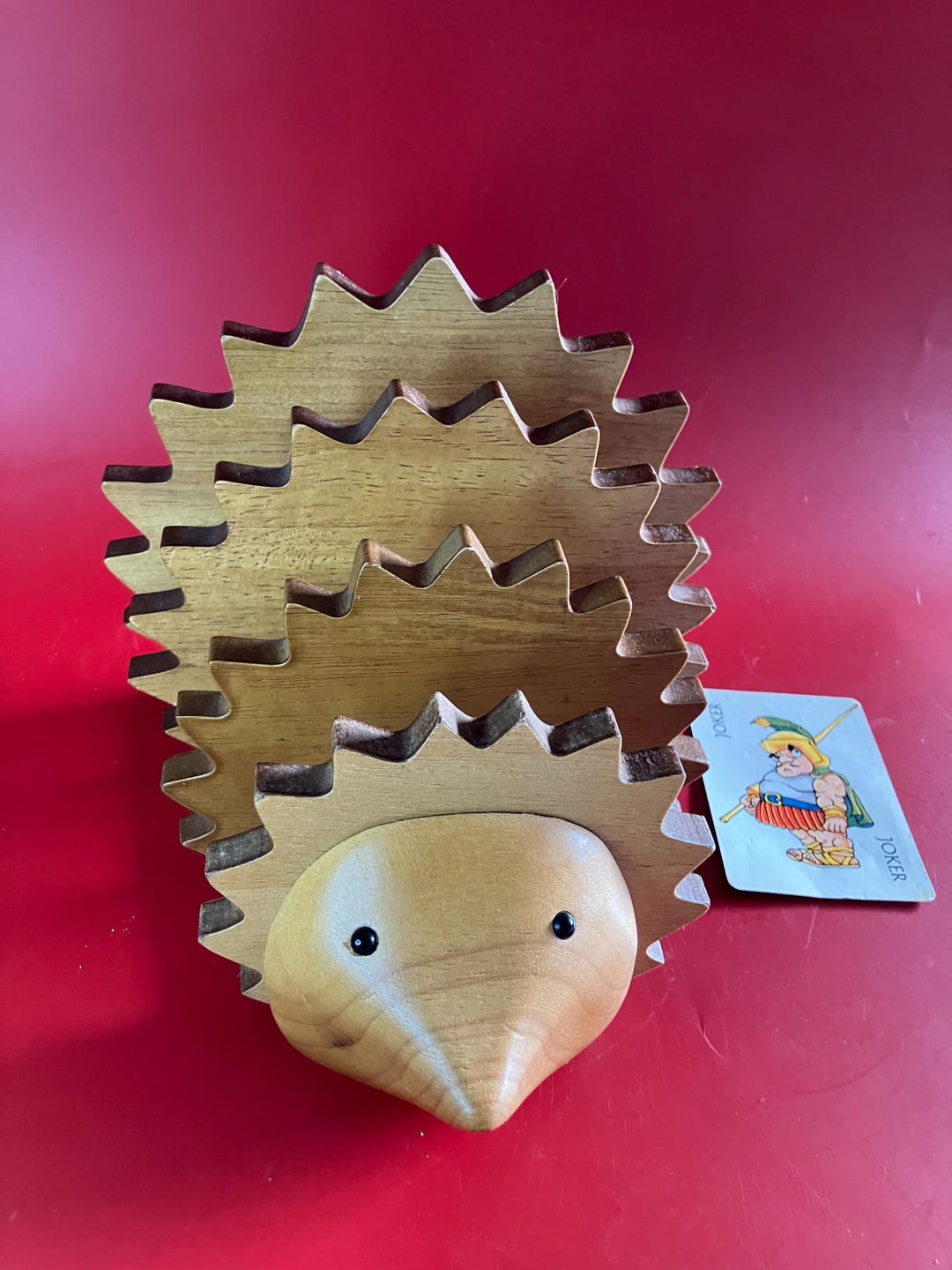Lovley Wooden Hedgehog Stand. Could Be Used for Magazines, Letters, or ...