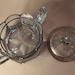 Stunning Vintage Glass 2 Handled Cut Glass Jar With Lid. Lovely Design ...