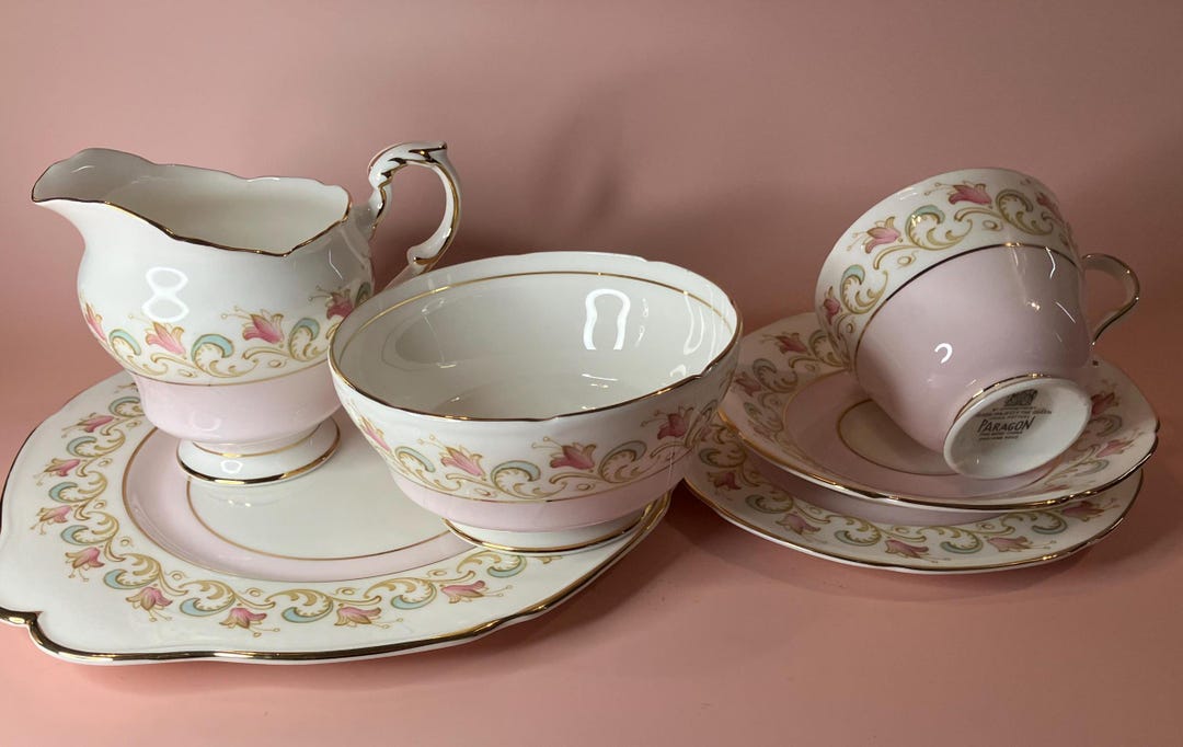Paragon Tea Set, by Appointment of Her Majesty, the Queen. Very Pretty ...