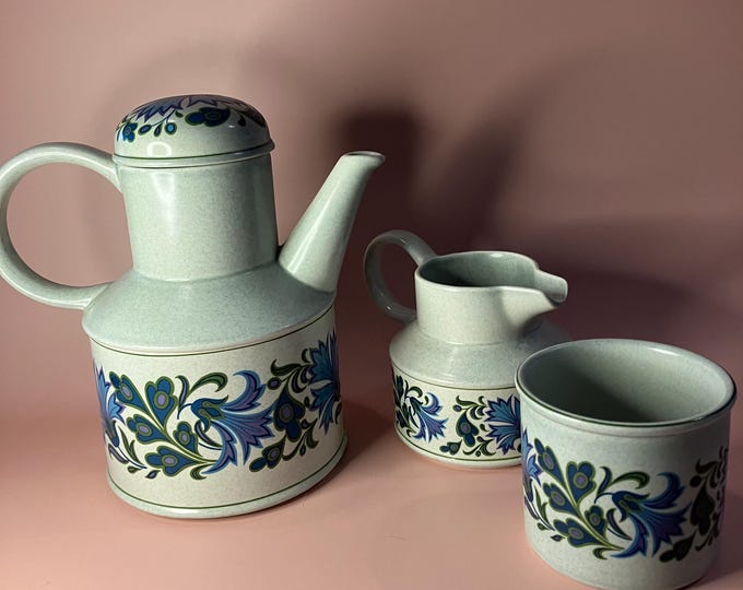 Vintage Midwinter Stonehenge Caprice Pattern Coffee Pot, Milk and Sugar ...
