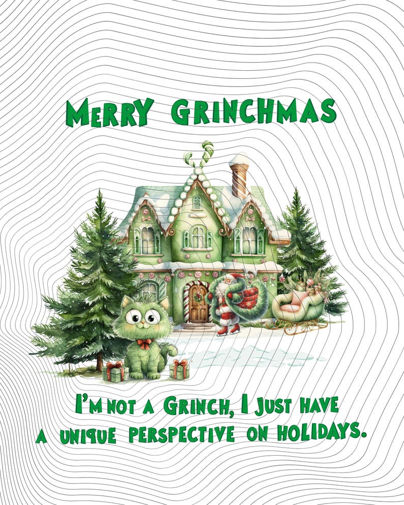 Grinch PNG, Grinch PNG Bundle, Holiday Png, XMAS, Merry Grinchmas Png ...