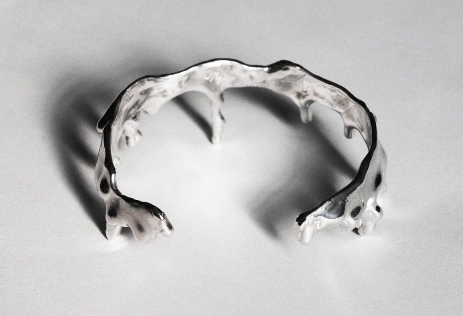 Sterling Silver Drip Cuff-ready to Ship - Etsy