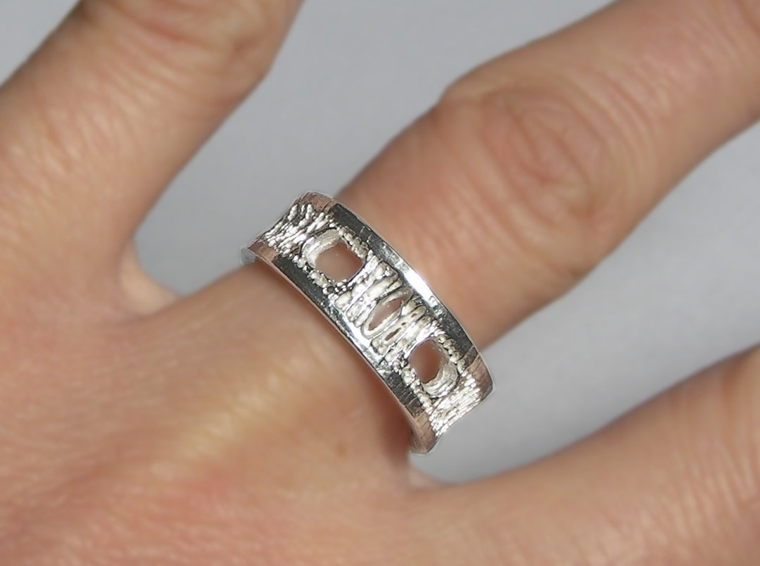 Ready to Ship-silver Shark Vertebra Ring-small.size 6.5 - Etsy