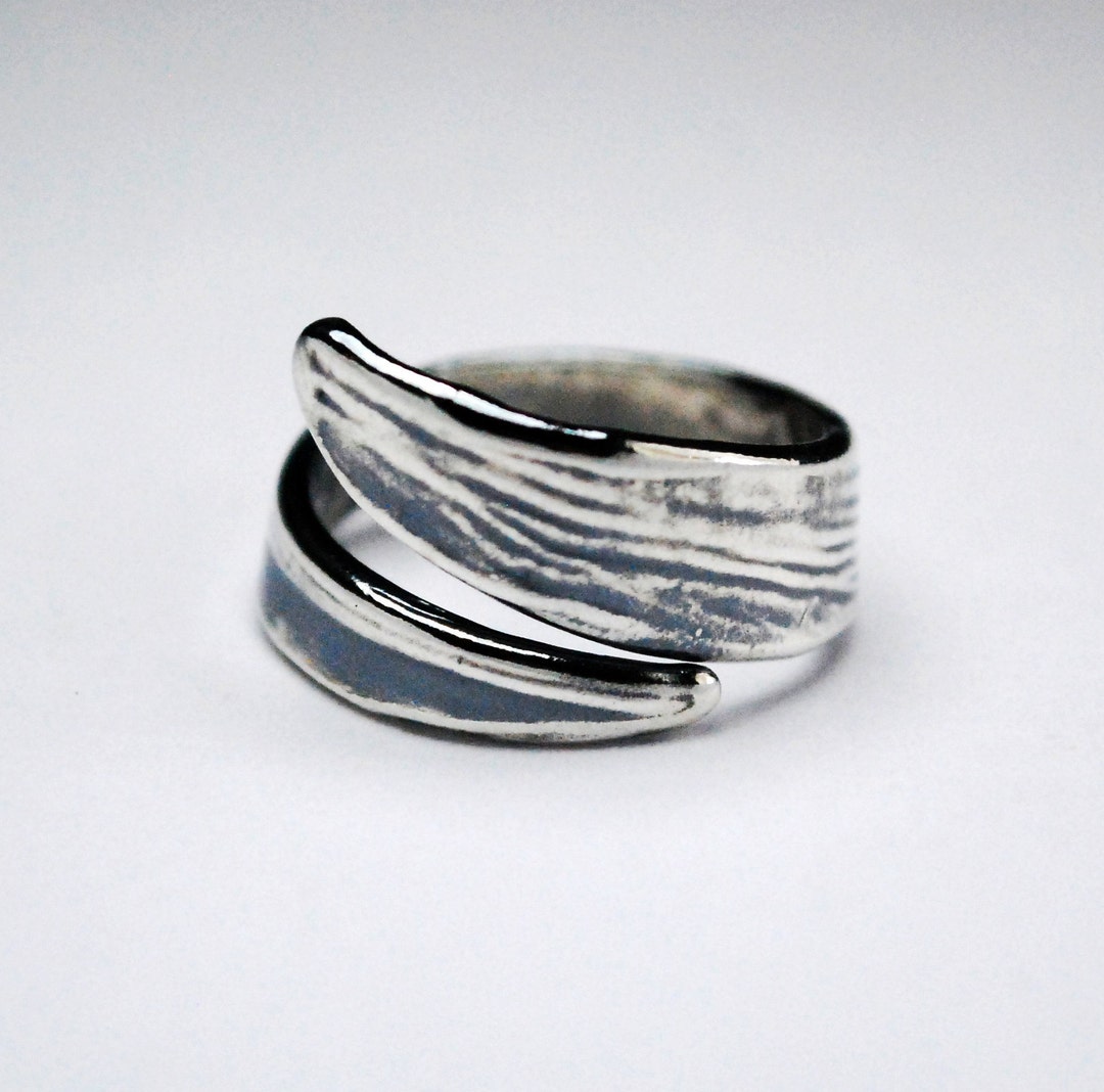 Sterling Silver Curl Ring - Etsy