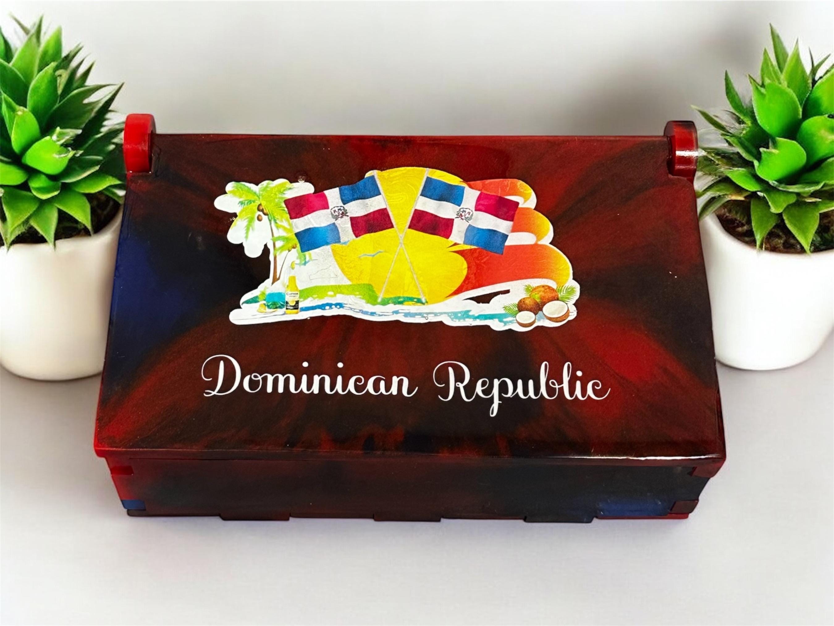 Personalized Dominican Flag Dominoes: Custom Resin Set - Etsy