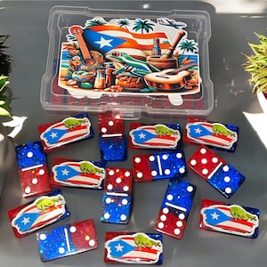 Puerto Rico Dominoes Personalized - Etsy
