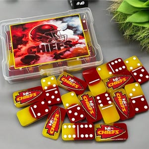 Handmade Sports Theme Dominoes: Custom 28-piece Set - Etsy