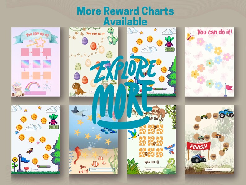 Kids Chore Chart Printable – Behavior & Reward Chart for Good Behavior ...