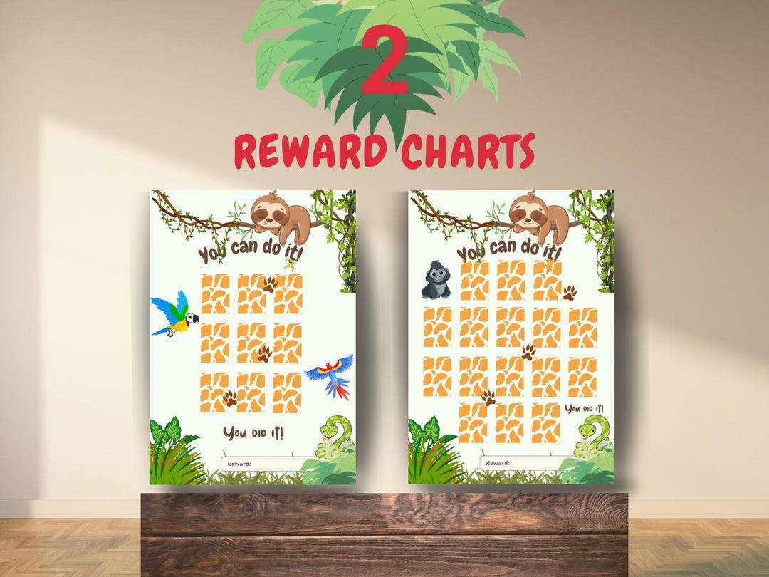 Kids Chore Chart Printable – Behavior & Reward Chart for Good Behavior ...