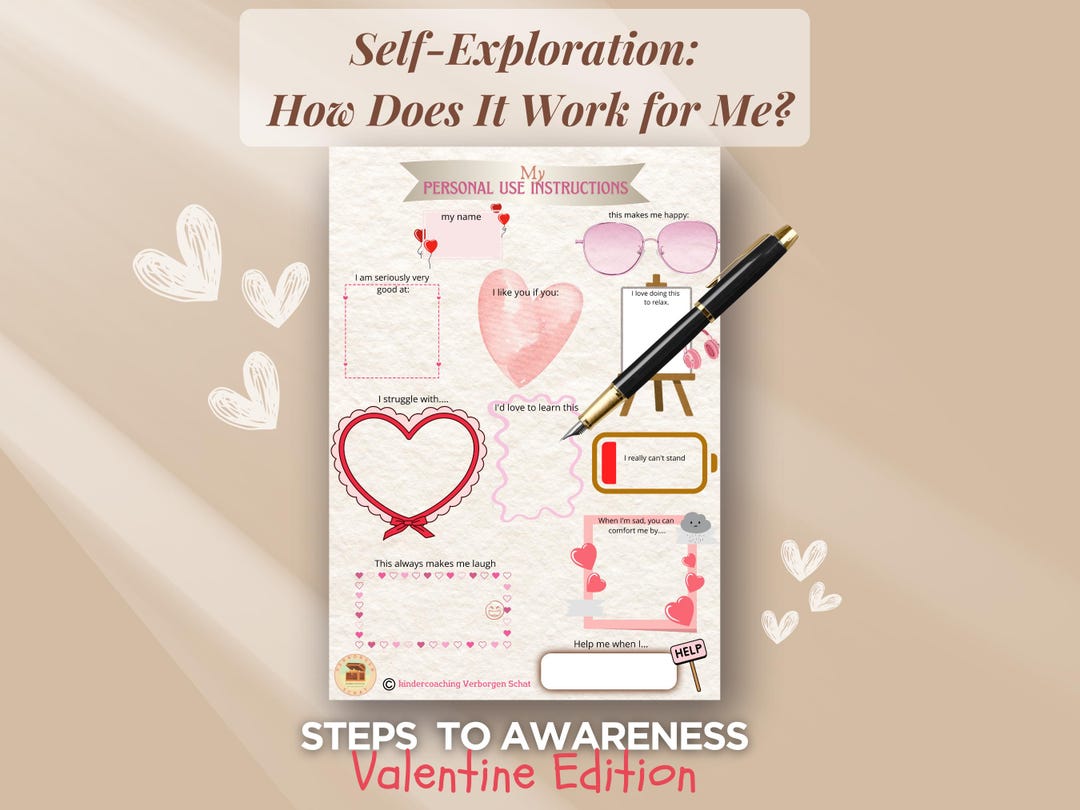 Coaching Worksheets Valentine Edition, Counselor Toolkit, Awareness for ...