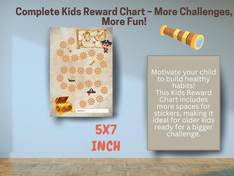 Kids Chore Chart Printable – Behavior & Reward Chart for Good Behavior ...