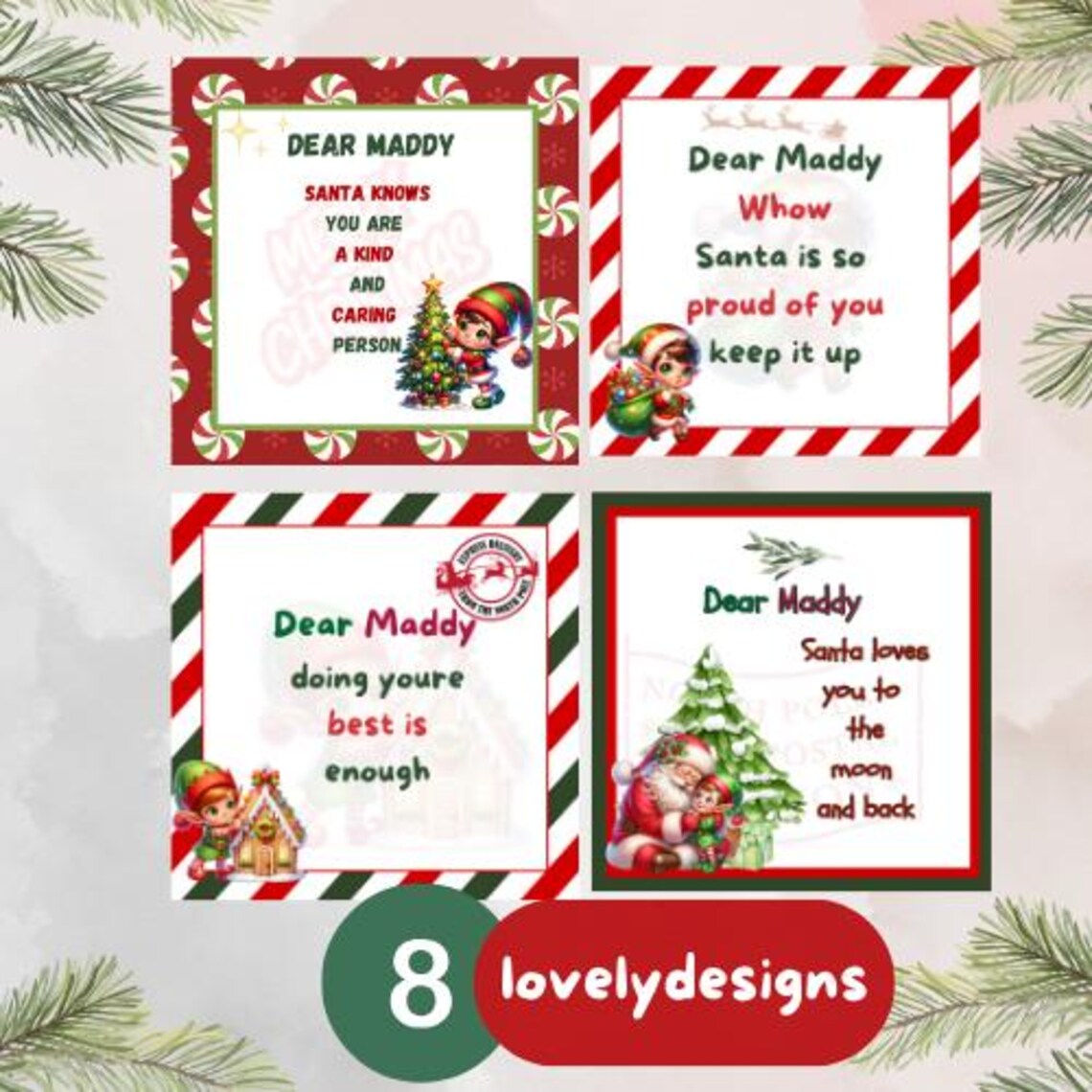 Elf Notes Positivity Christmas DIY Elf Kit for Kids Printable Holiday ...