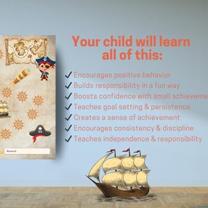 Kids Chore Chart Printable – Behavior & Reward Chart for Good Behavior ...