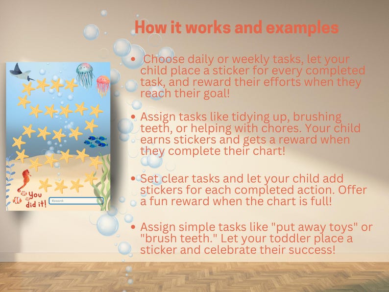 Kids Chore Chart Printable – Behavior & Reward Chart for Good Behavior ...