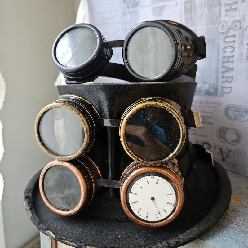 Steampunk Goggle Glasses - Etsy