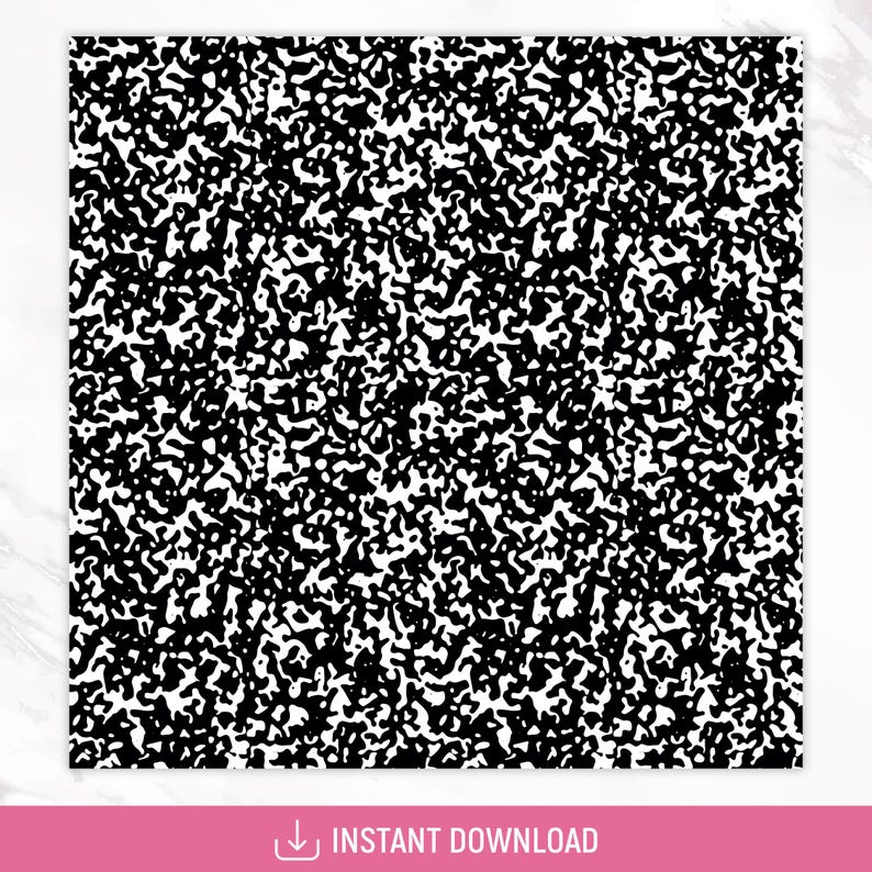 24 Seamless Composition Book Patterns, Composition Notebook Digital ...