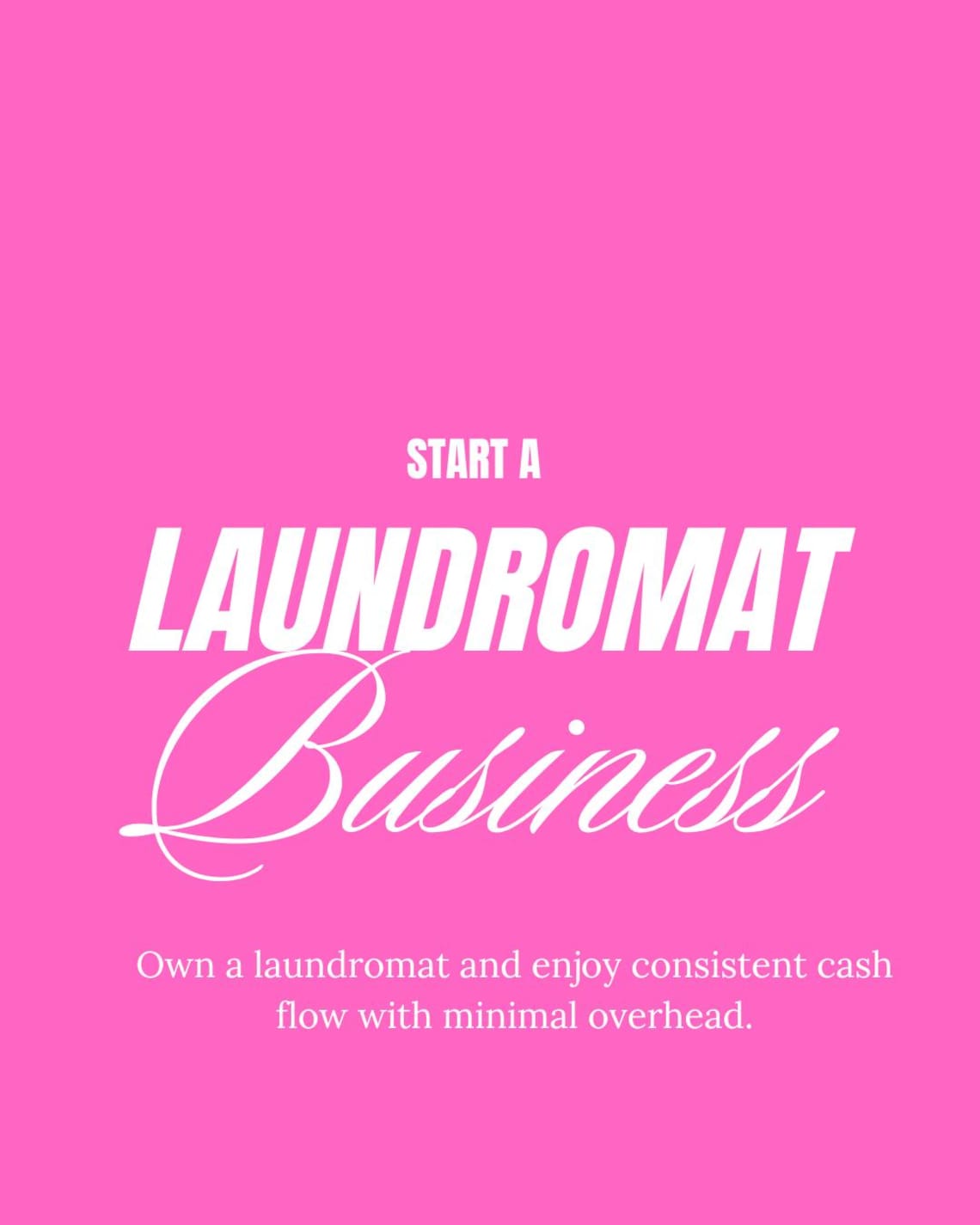 Start a Profitable Laundromat Business | Virtual Course for ...